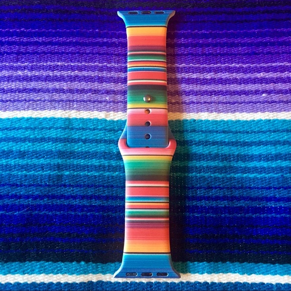 🤷🏻‍♀️NONE🤷🏻‍♀️ | Accessories | Nwt Serape Smart Watch Band | Poshmark
